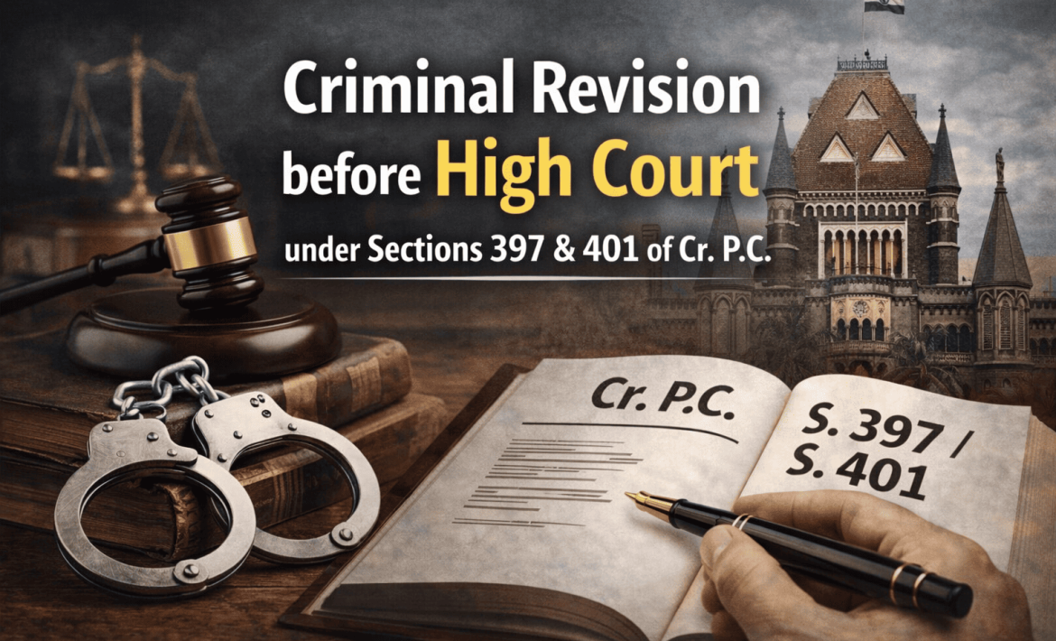Criminal Revision before High Court under Sections 397 and 401 of Cr. P ...